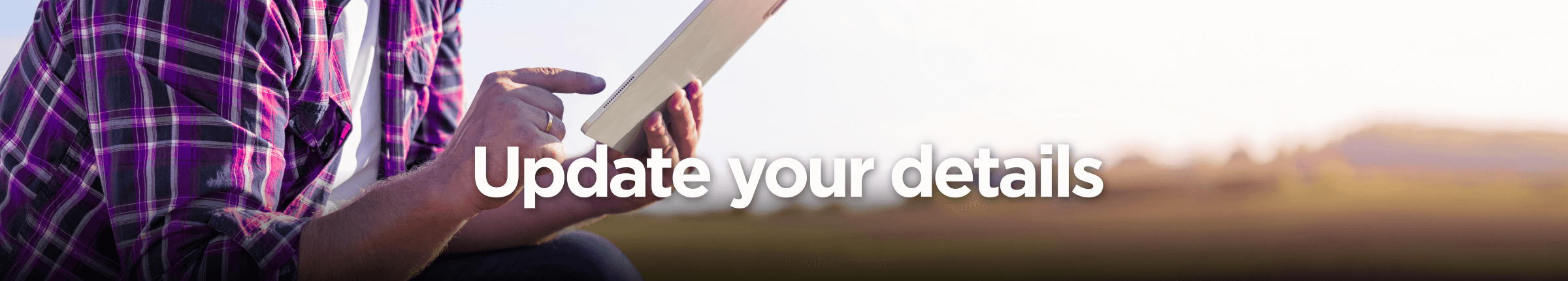 Update Your Details - Rural Aid - Supporting Rural Communities
